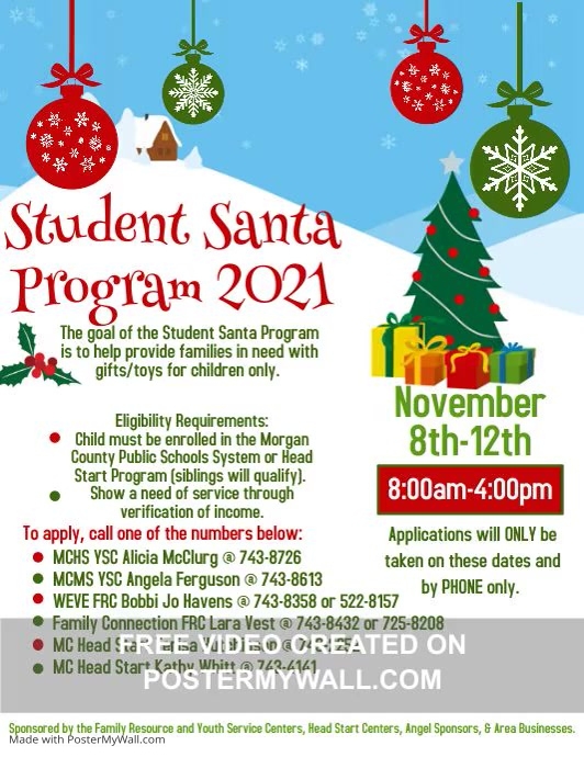 Student Santa | PosterMyWall