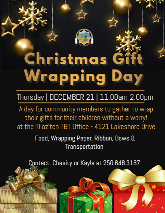 holiday gift wrapping | PosterMyWall