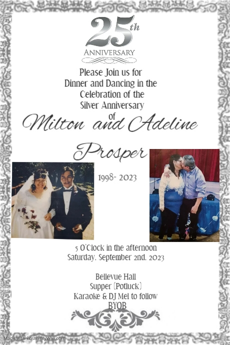 25th Anniversary Template | PosterMyWall