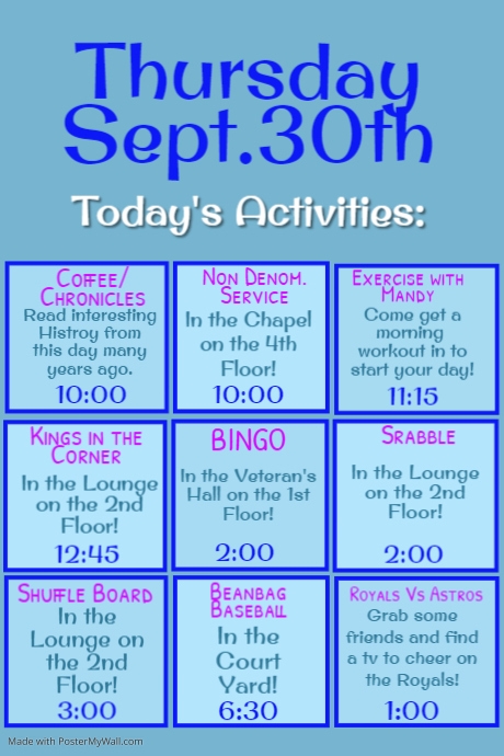 Copy of Summer Fun Events Calendar Video | PosterMyWall