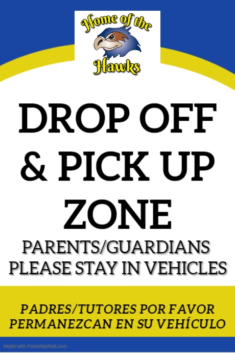 Copy of Drop off/Pick up zone | PosterMyWall