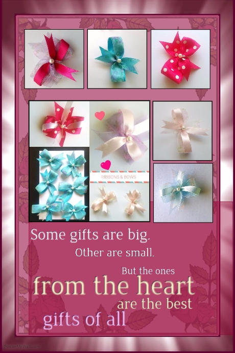Ribbons And Bows | PosterMyWall