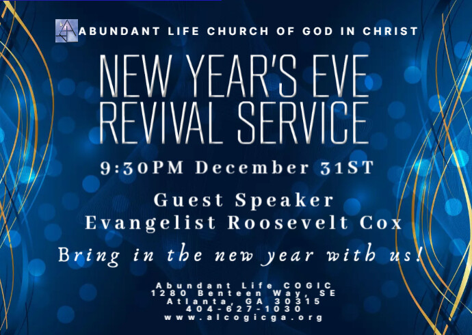 Copy of New Year Eve Watch night church service | PosterMyWall