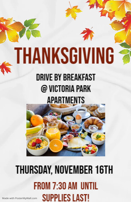 THANKSGIVING FESTIVAL POSTER | PosterMyWall
