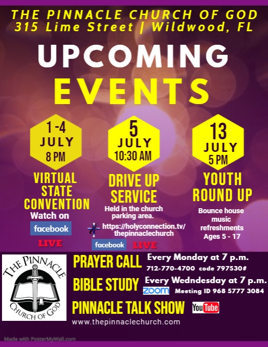 Copy of church schedule | PosterMyWall