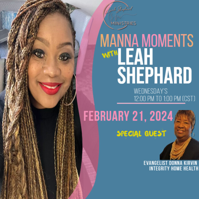 Copy of Copy of MANNA MOMENTS PODCAST COVER | PosterMyWall