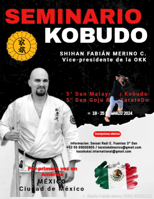 seminario Kobudo México | PosterMyWall
