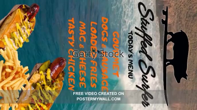 stuffed surfer tv screen green (1) | PosterMyWall