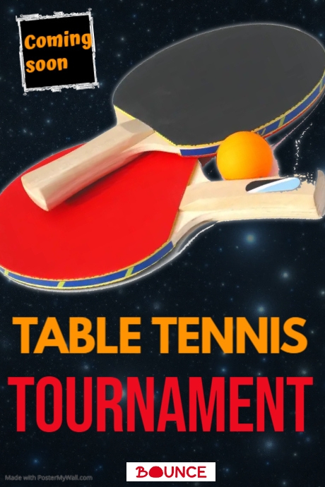 Copy of Table Tennis Tournament Poster | PosterMyWall