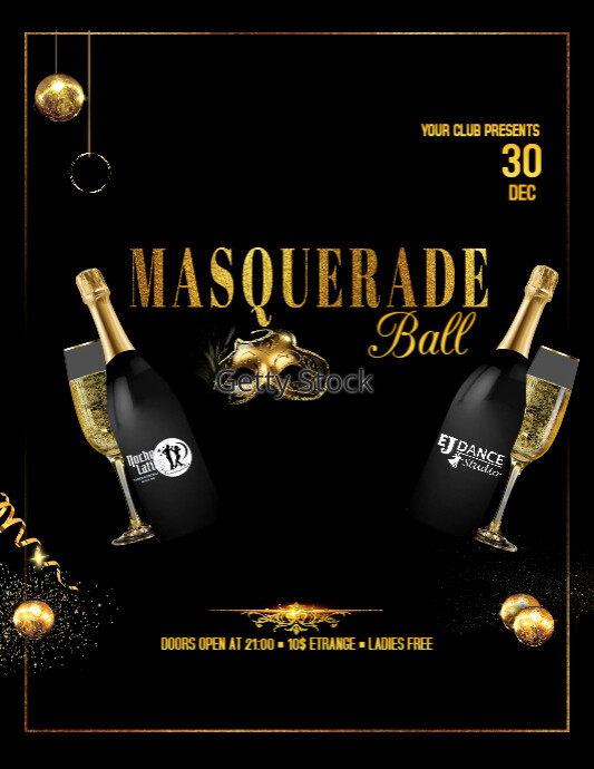 Masquerade Flyer | PosterMyWall