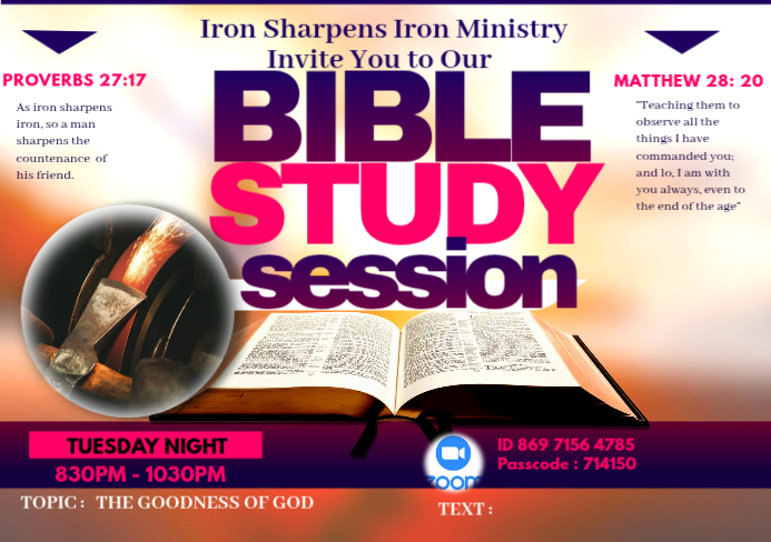 bible study | PosterMyWall