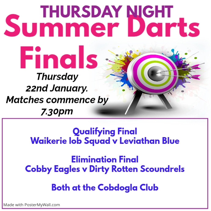 darts Flyer Template | PosterMyWall