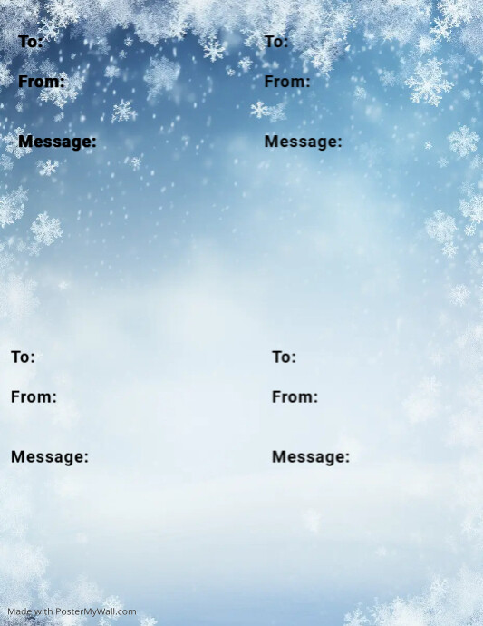 Snow Event flyer template | PosterMyWall
