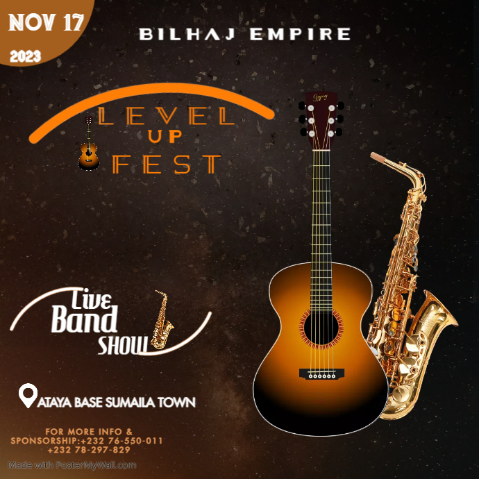 Copy of Live Band Template | PosterMyWall