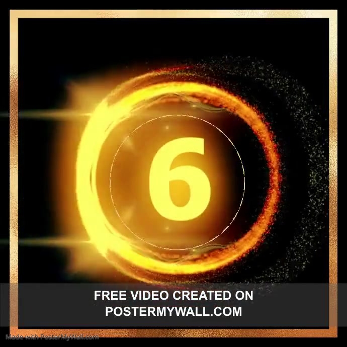 count down logo with text | PosterMyWall