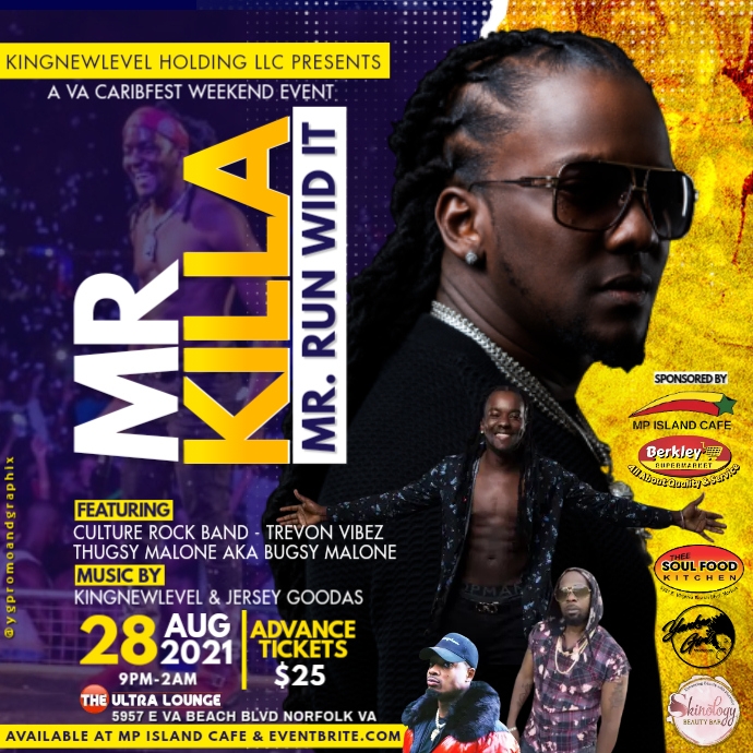 MR. KILLA CONCERT | PosterMyWall