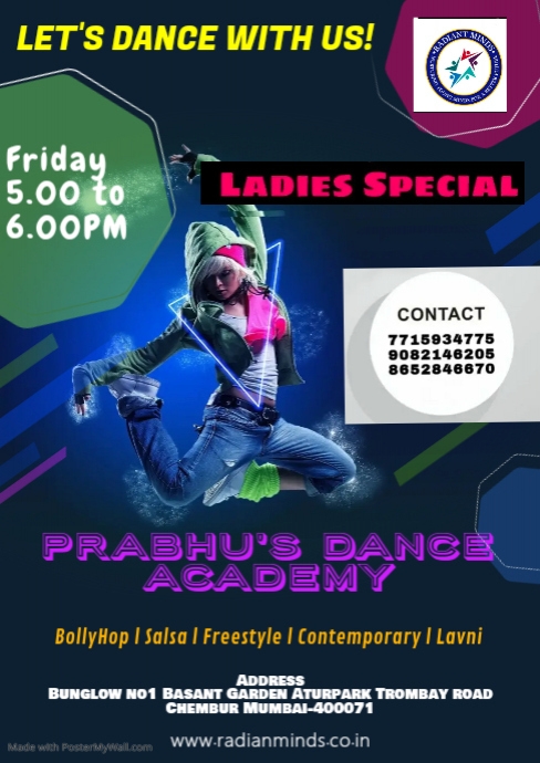 Copy of DANCE CLASSES POSTER | PosterMyWall