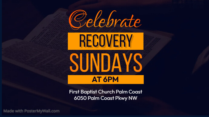 Celebrate Recovery 10/2 | PosterMyWall