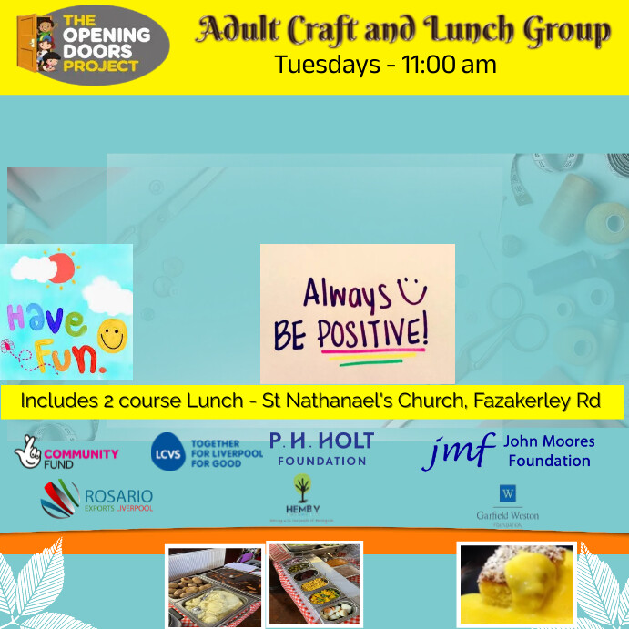 Art, Craft and Lunch - 4th July 2023 | PosterMyWall
