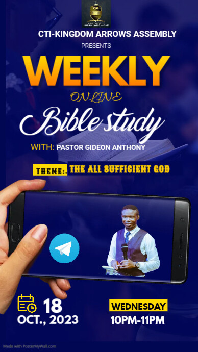 virtual bible study | PosterMyWall