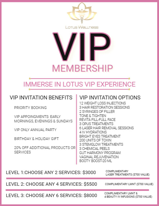 Copy of VIP MEMBERSHIP | PosterMyWall