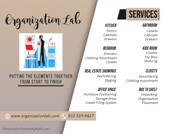 Organization Lab Flyer | PosterMyWall