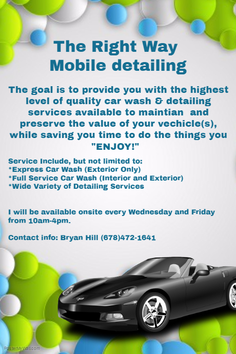 Copy of Copy of Auto Spa Car Wash Flyer | PosterMyWall