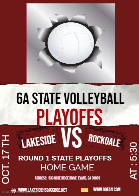 Copy of Volley Ball Flyer | PosterMyWall