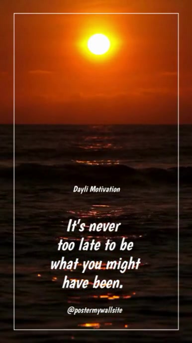 dailly motivation template | PosterMyWall