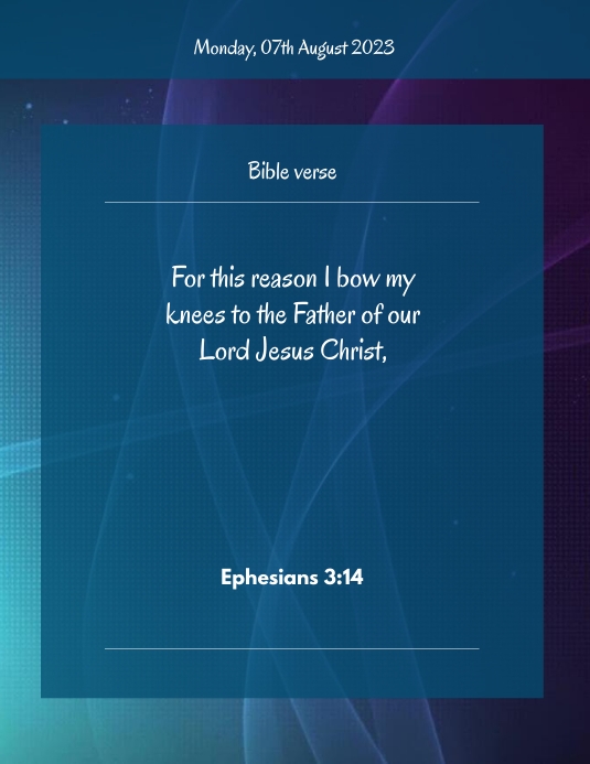 Daily Bible verse (1) Template | PosterMyWall