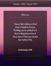 Daily Bible verse Template | PosterMyWall