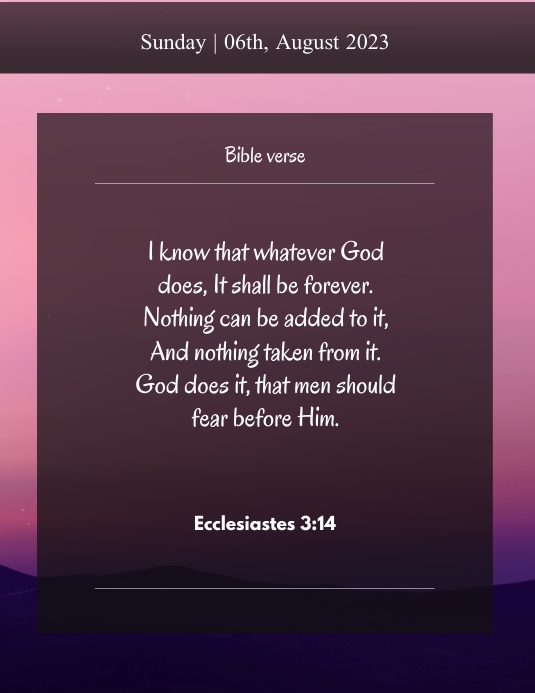 Daily Bible verse (1) Template | PosterMyWall