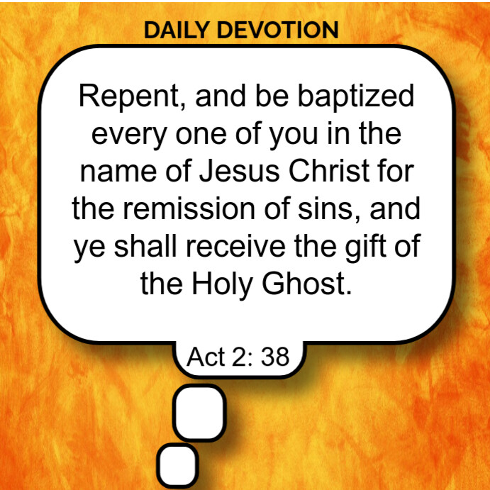 Daily devotional verse of the bible Template | PosterMyWall