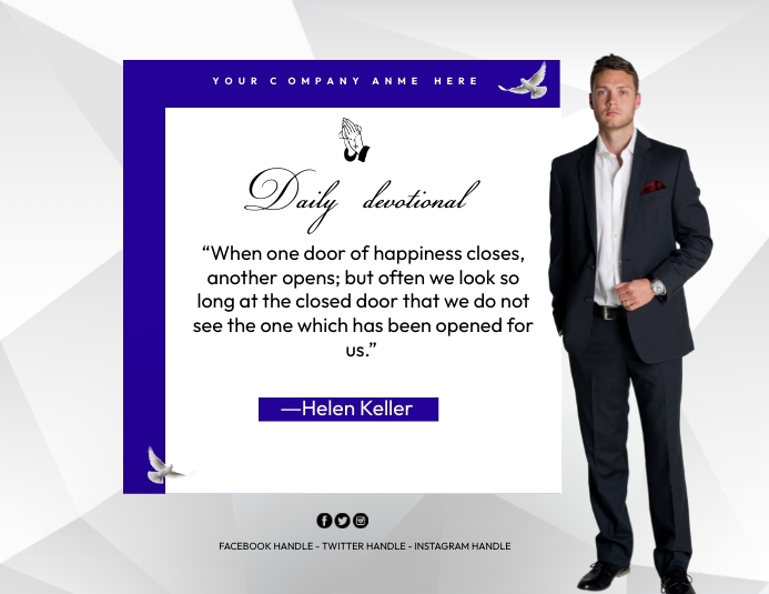 daily devotionals Template | PosterMyWall