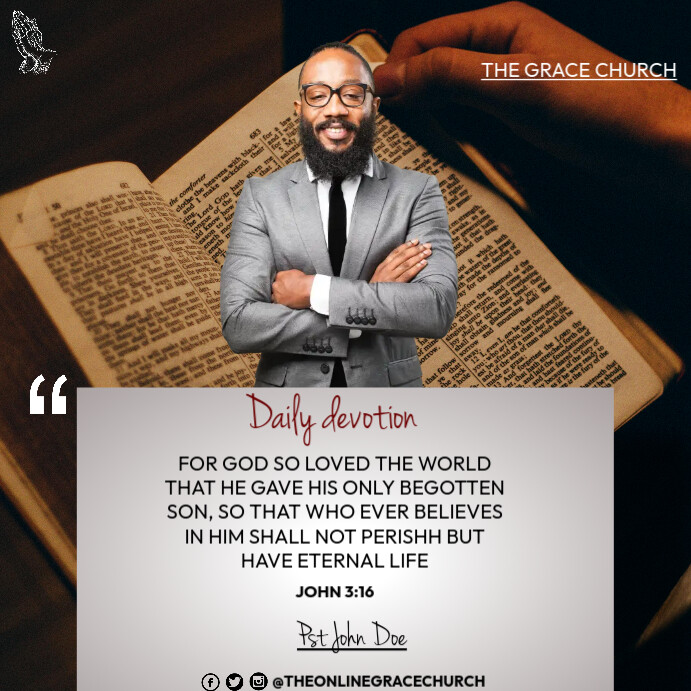 Daily devotions Template | PosterMyWall