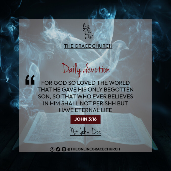Daily devotions Template | PosterMyWall