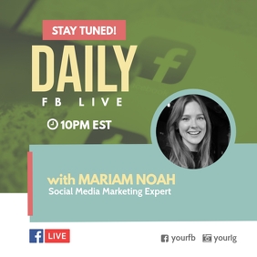 Instagram live Template | PosterMyWall