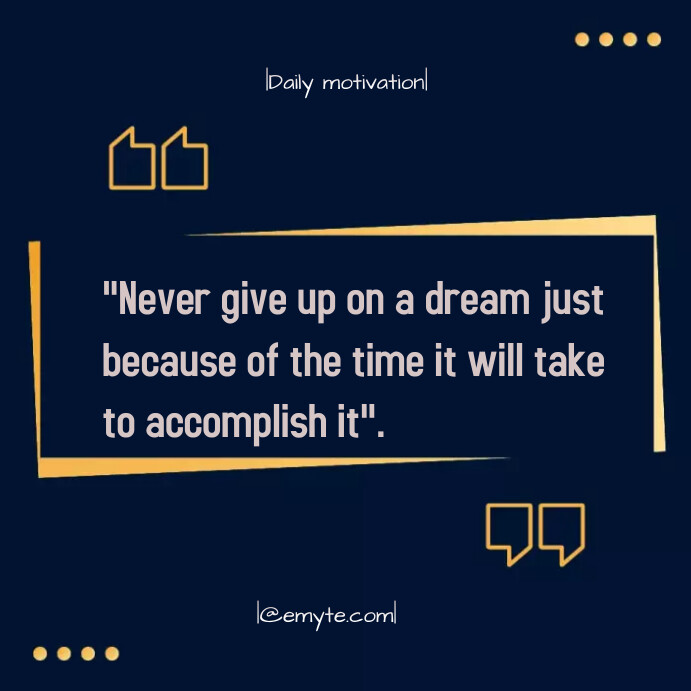 Daily Motivation Template | PosterMyWall