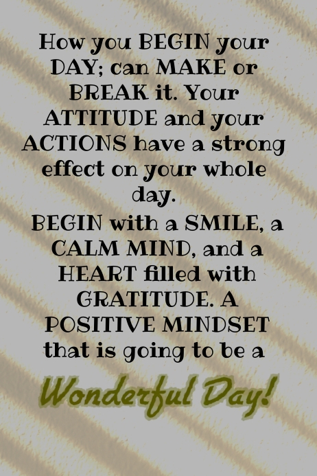 Daily Motivation Template | PosterMyWall