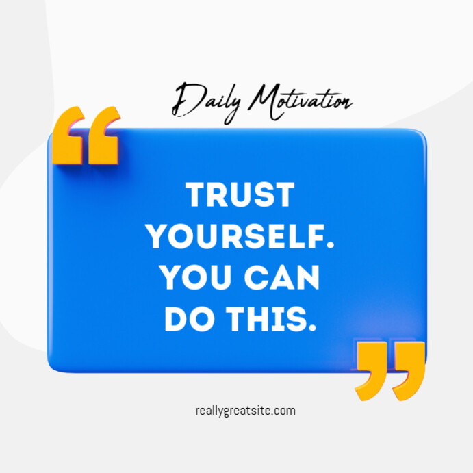 Plantilla de Daily motivation | PosterMyWall
