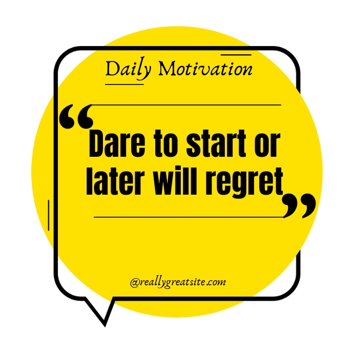 Daily Motivation Template | PosterMyWall