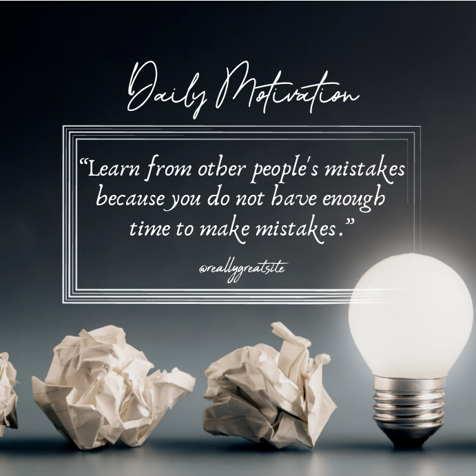 Daily Motivation Template | PosterMyWall