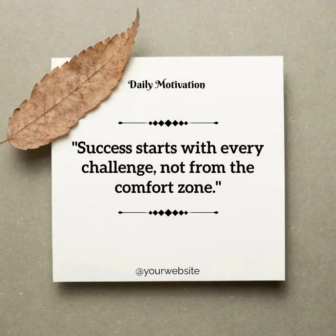 Copy of Daily Motivation | PosterMyWall