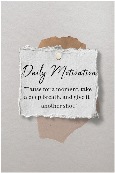 Daily motivation template 2026 | PosterMyWall