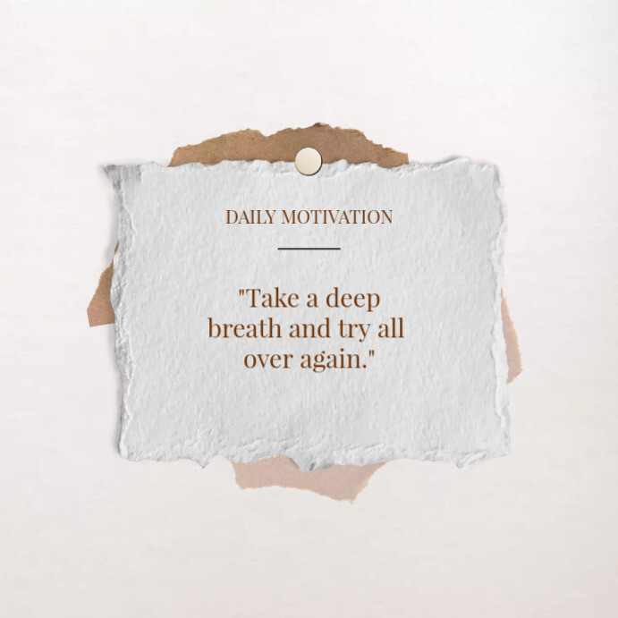 daily motivation template | PosterMyWall