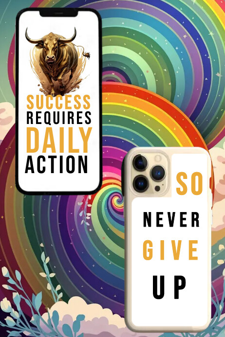 Daily motivational flyer template | PosterMyWall