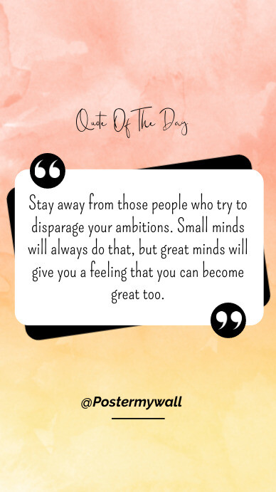 Plantilla de Daily Motivational Quote Template | PosterMyWall