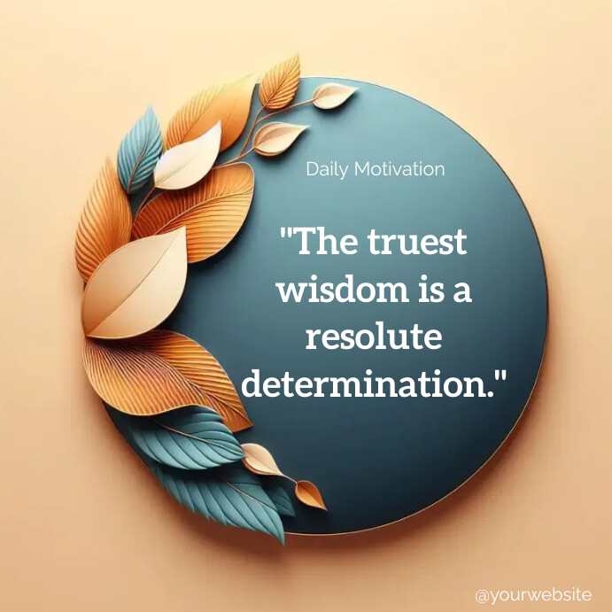 Daily Motivational Quotes Template | PosterMyWall