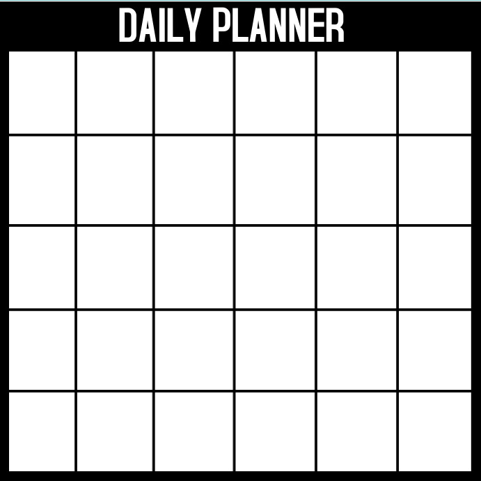 DAILY PLANNER Template | PosterMyWall