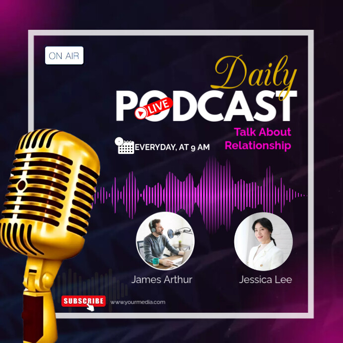 Copy of Daily Podcast | PosterMyWall